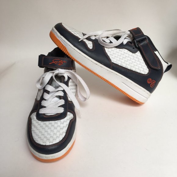 FUBU | Shoes | Mens Fubu Shoes Sz 2 Blue White Woven Rare | Poshmark